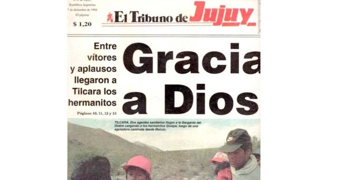 "Gracias a Dios" a 30 años del regreso de los hermanitos Quispe ...