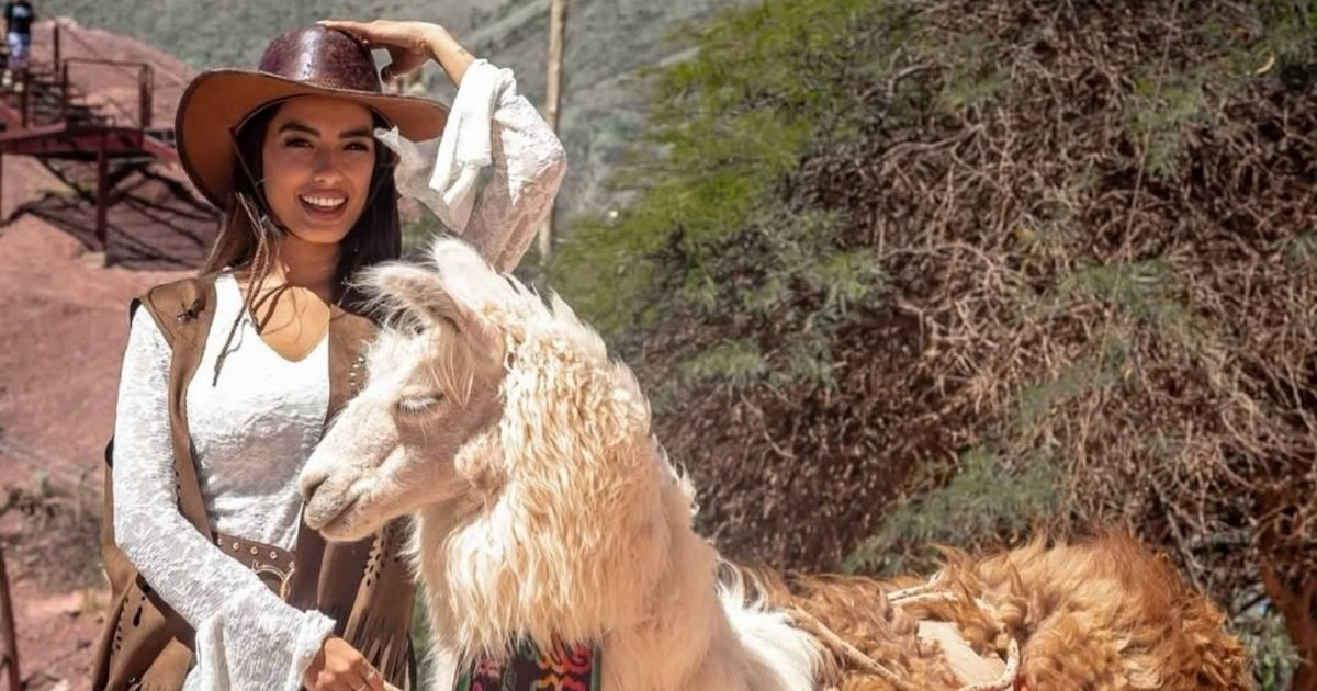 Luz Tito cautivó las redes con unas fotos en el corazón de Purmamarca