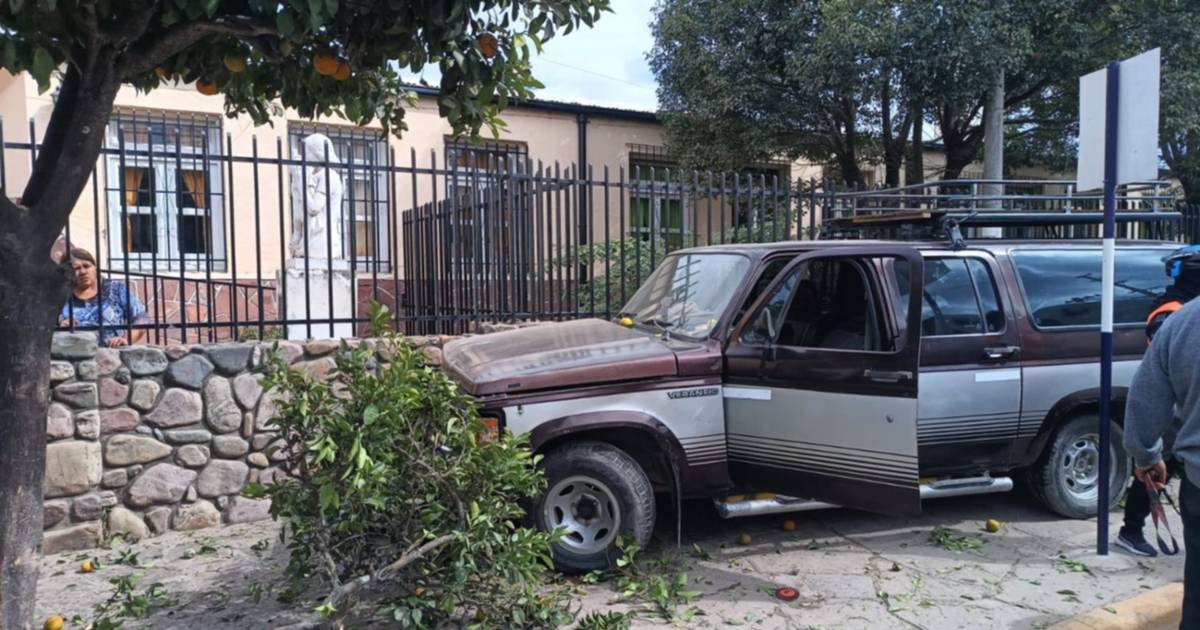 Perico: se ahogó con hojas de coca y chocó contra una escuela