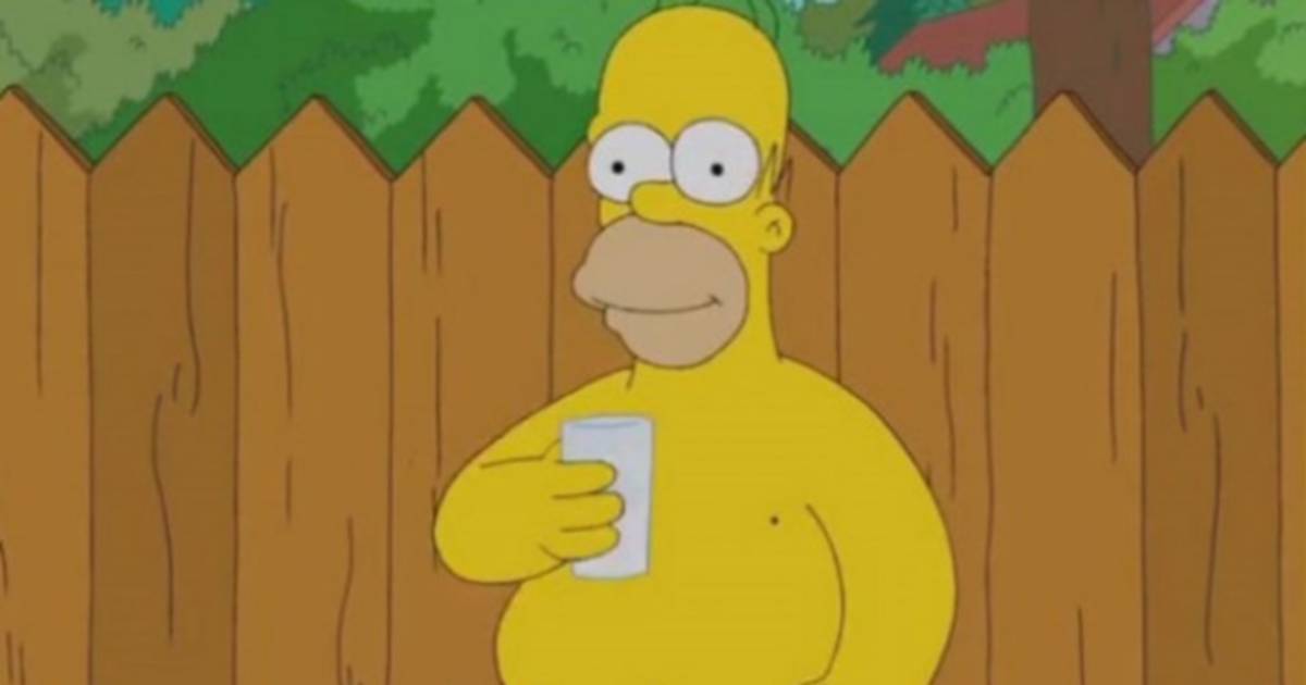 Homero se tira el baldazo de agua fría