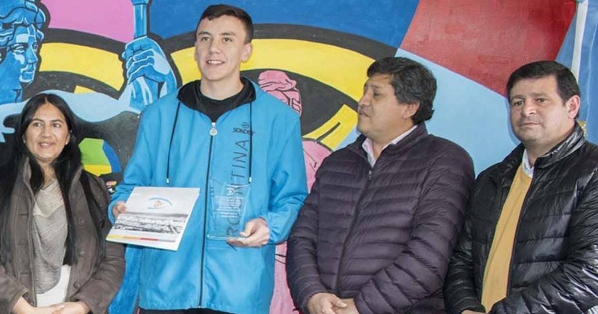 Rodrigo Soria fue reconocido como ”Joven Destacado"