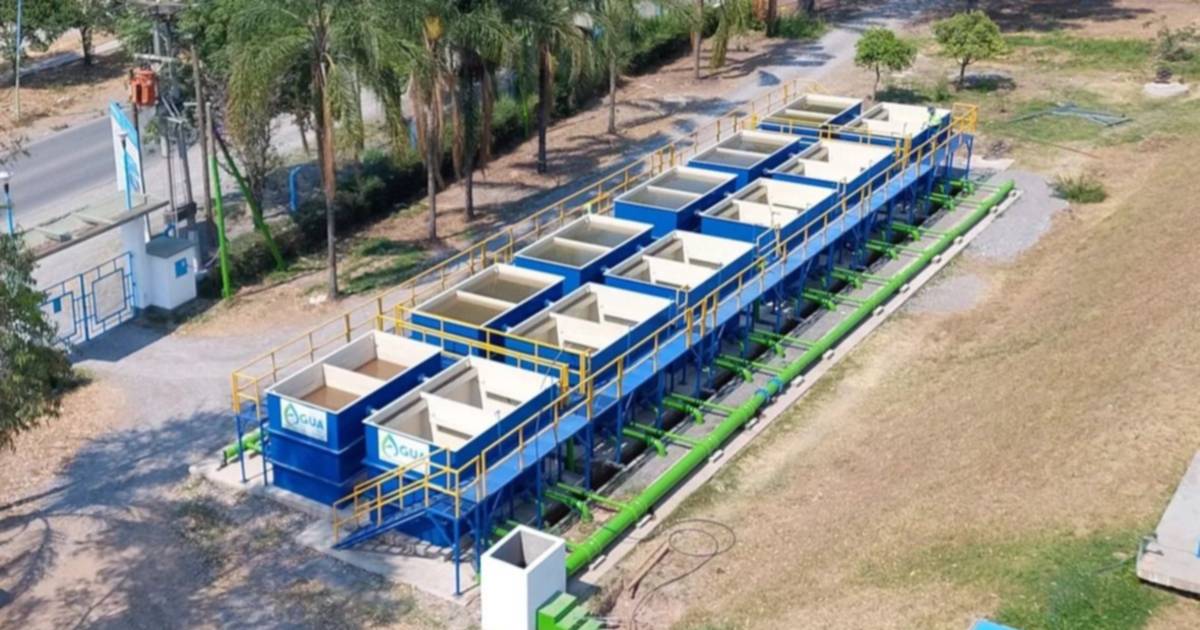 Agua Potable finalizó la nueva planta potabilizadora de Perico